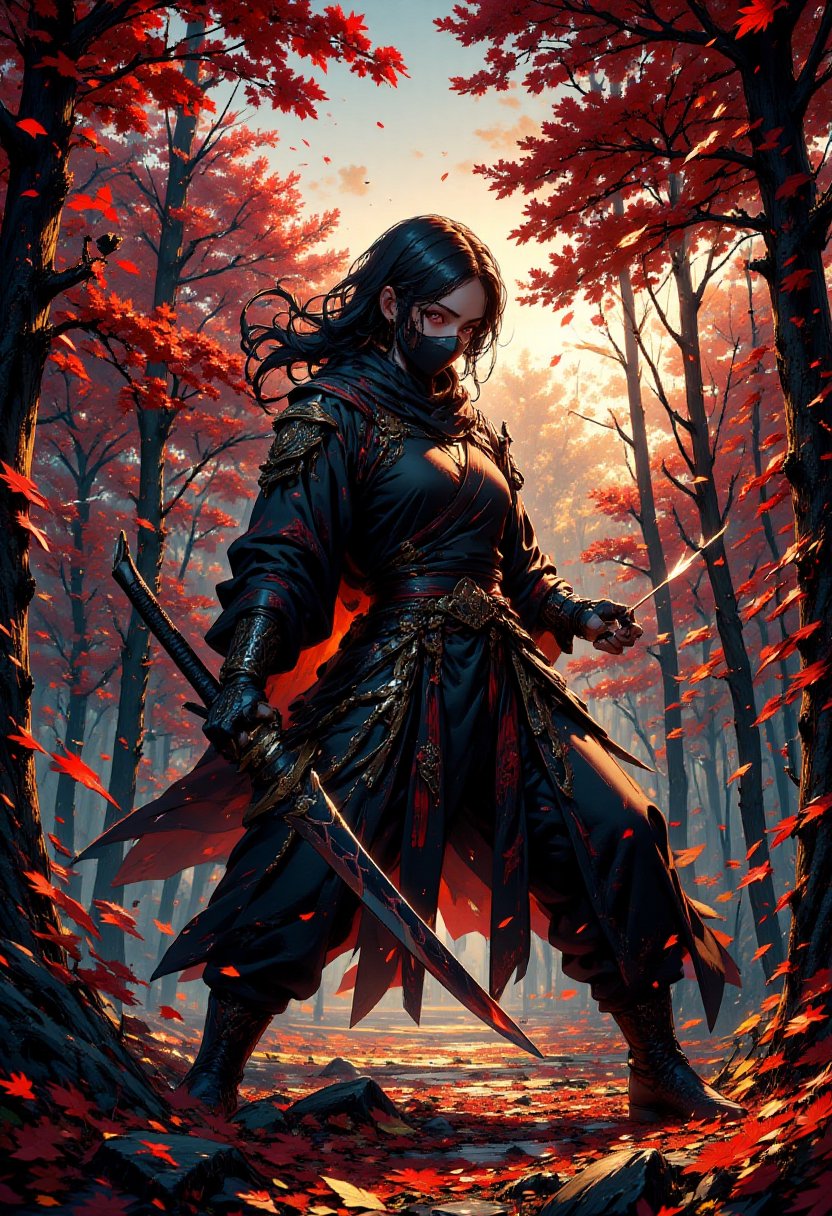 A female shinobi, dressed - Free AI Art by KD | Tensor.Art | Tensor.Art