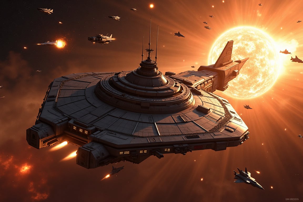 Epic Space Battles no. 8 | image created by Mudge | Tensor.Art
