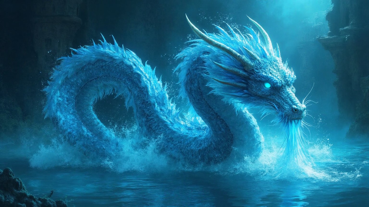 Water Dragon | image created by MadMan | Tensor.Art