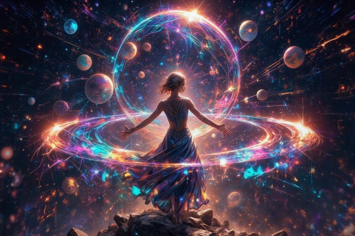 Ashining and iridescent theme. | image created by Mae | Tensor.Art