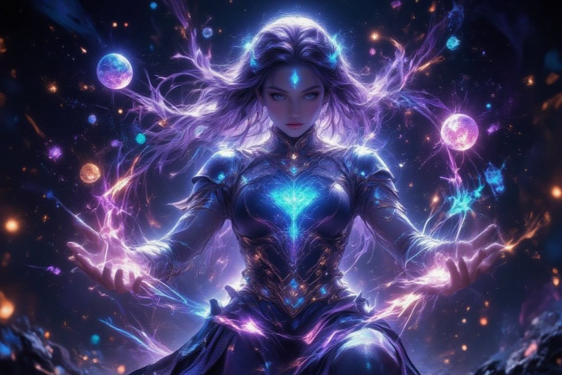 Ashining and iridescent theme. | image created by Mae | Tensor.Art