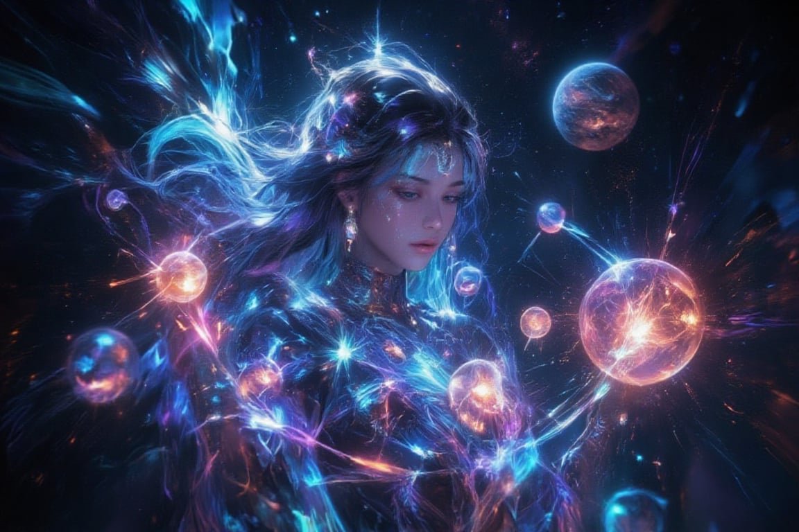 Ashining and iridescent theme. | image created by Mae | Tensor.Art