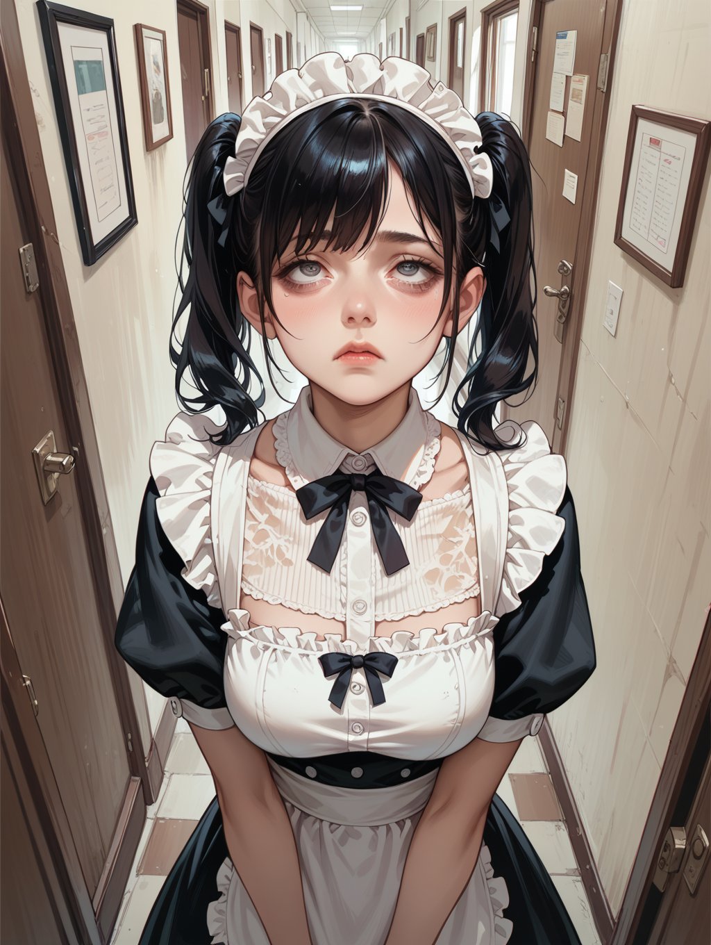 young maid | image created by user_798387489491397864 | Tensor.Art