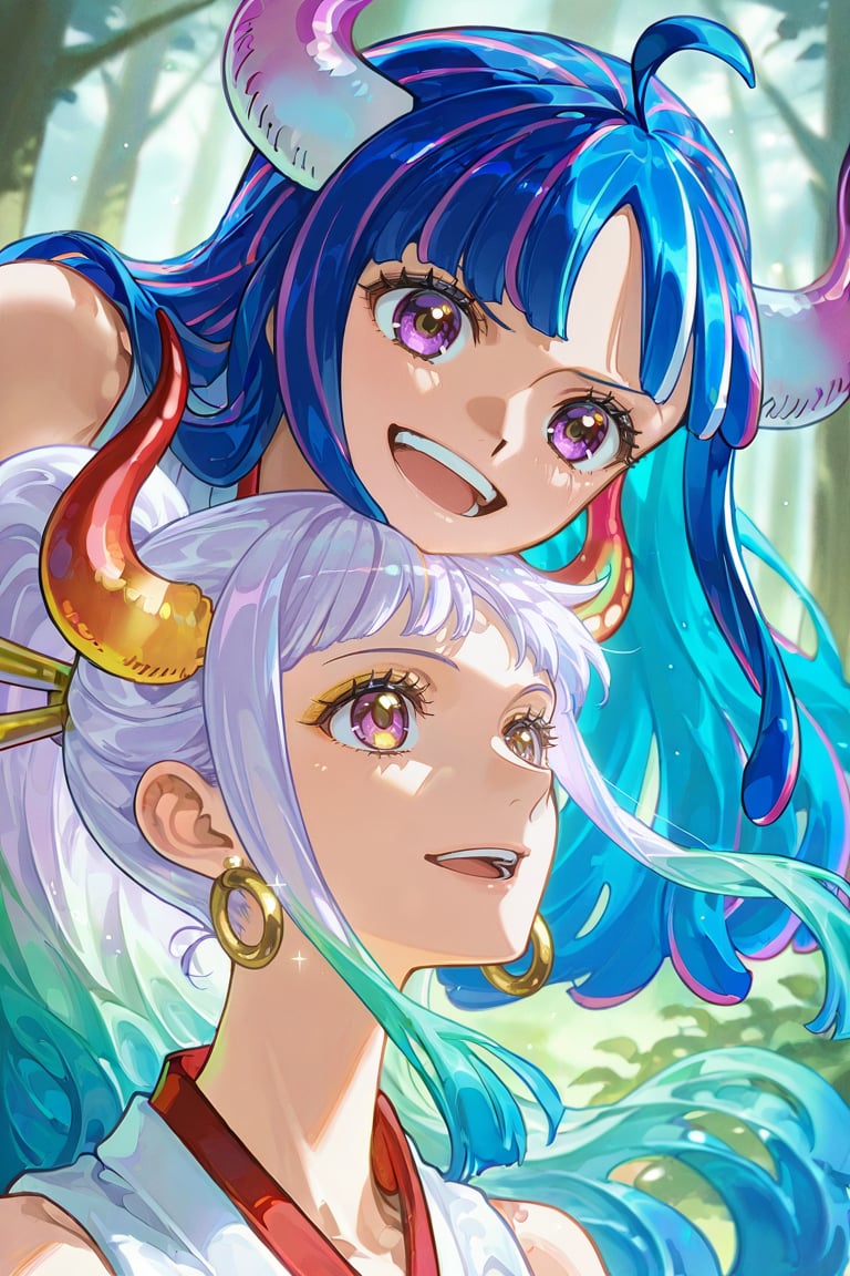 2girls, Yamato /(one piece)/ a | image created by Nikolp | Tensor.Art