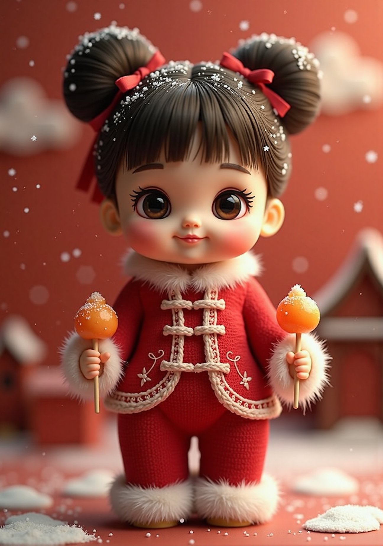 A cute Asian baby doll, appear | image created by Hooi Hong | Tensor.Art