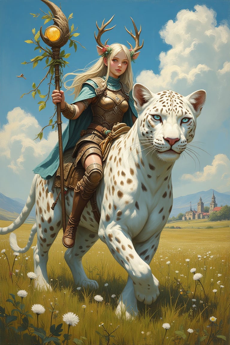 A masterpiece oil painting fea | image created by Malfurion's Moon ...