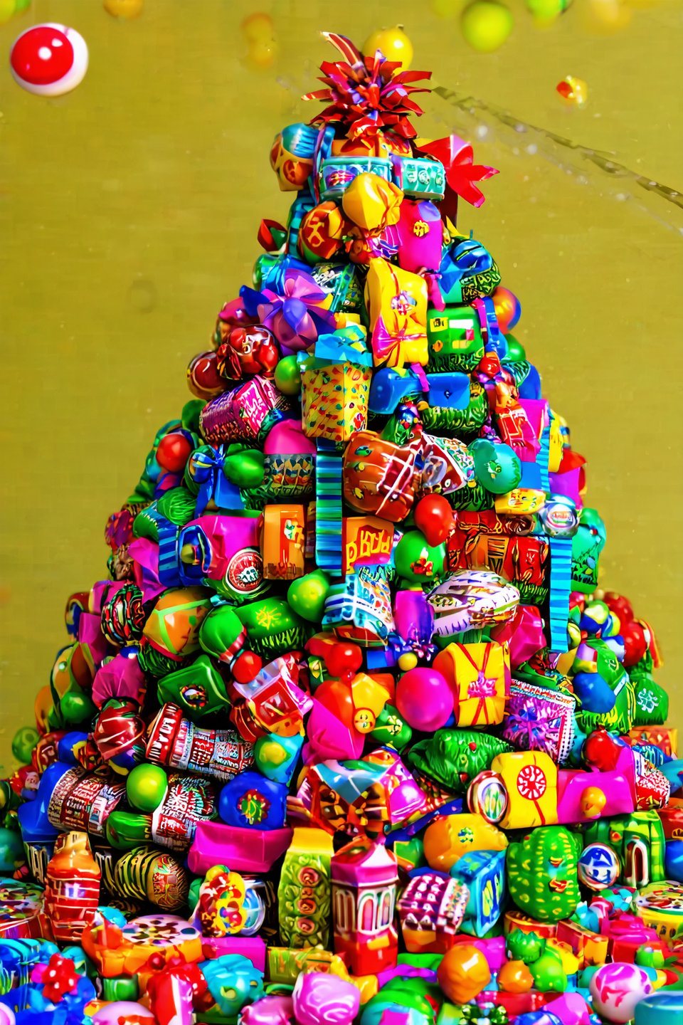 Candy Tree | image created by VonKarman | Tensor.Art