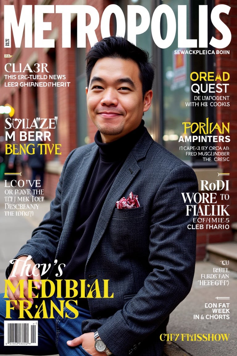 A magazine cover titled 'METRO | image created by T u m 2 y o u ...