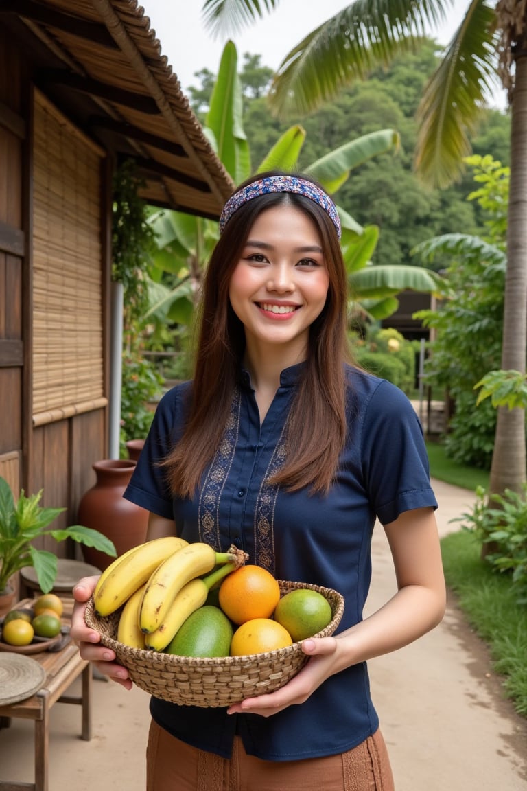 A beautiful Thai model with lo | image created by T u m 2 y o u ...