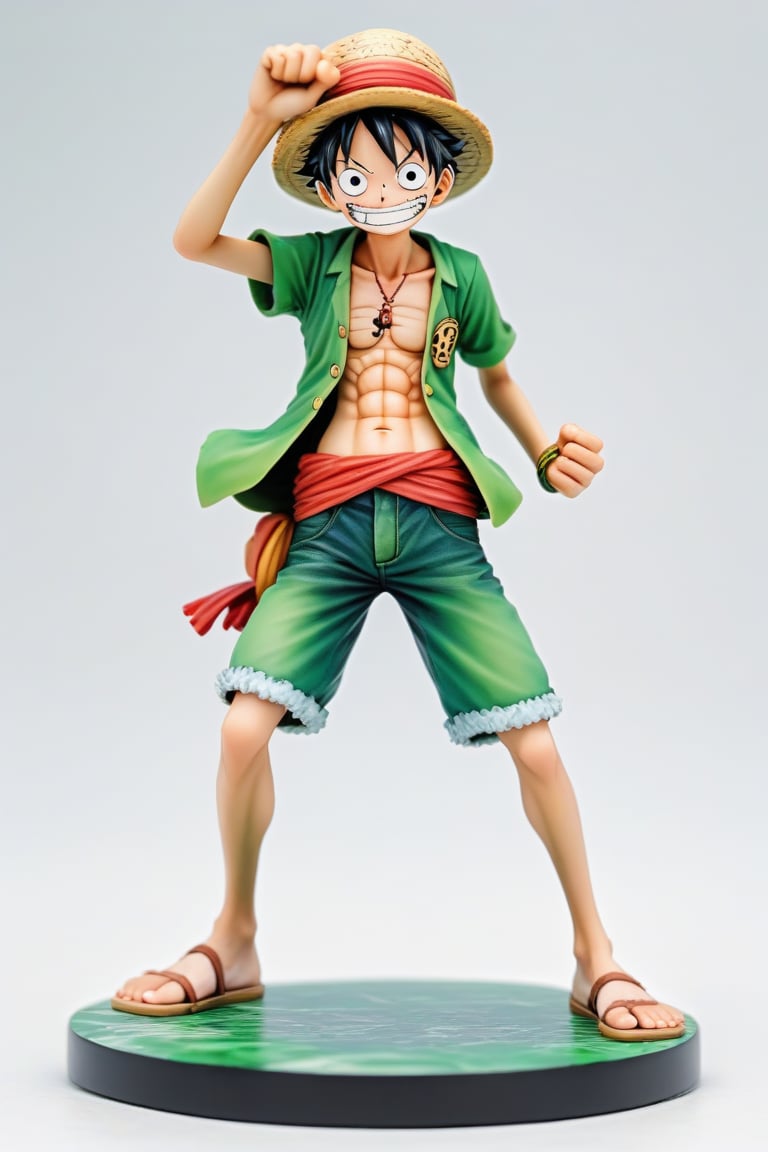 3d figure character ((( luffy | image created by watermolen | Tensor.Art