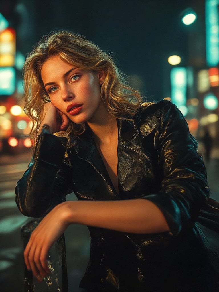 A mesmerizing portrait of a br | image created by Ghislaine Forgues ...