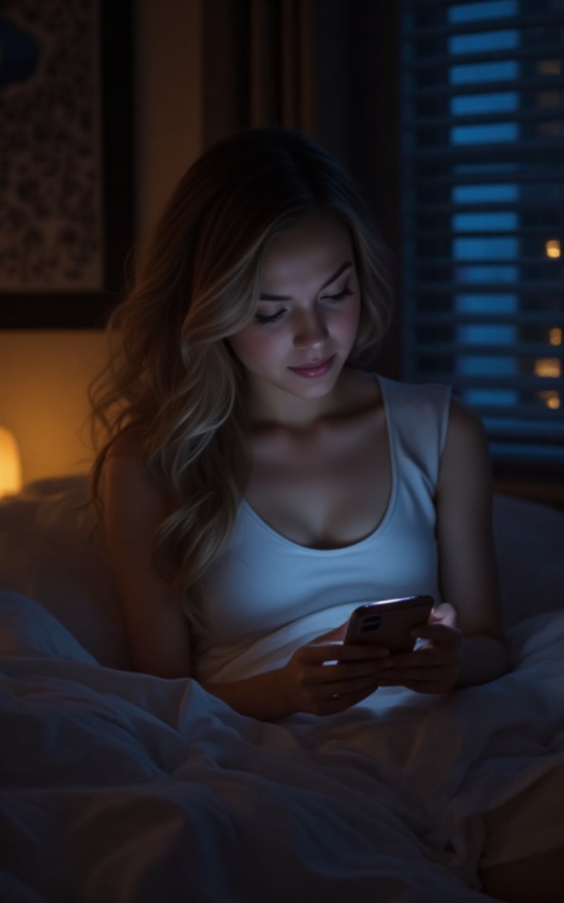 3 AM insomnia: a young woman s | image created by user ...
