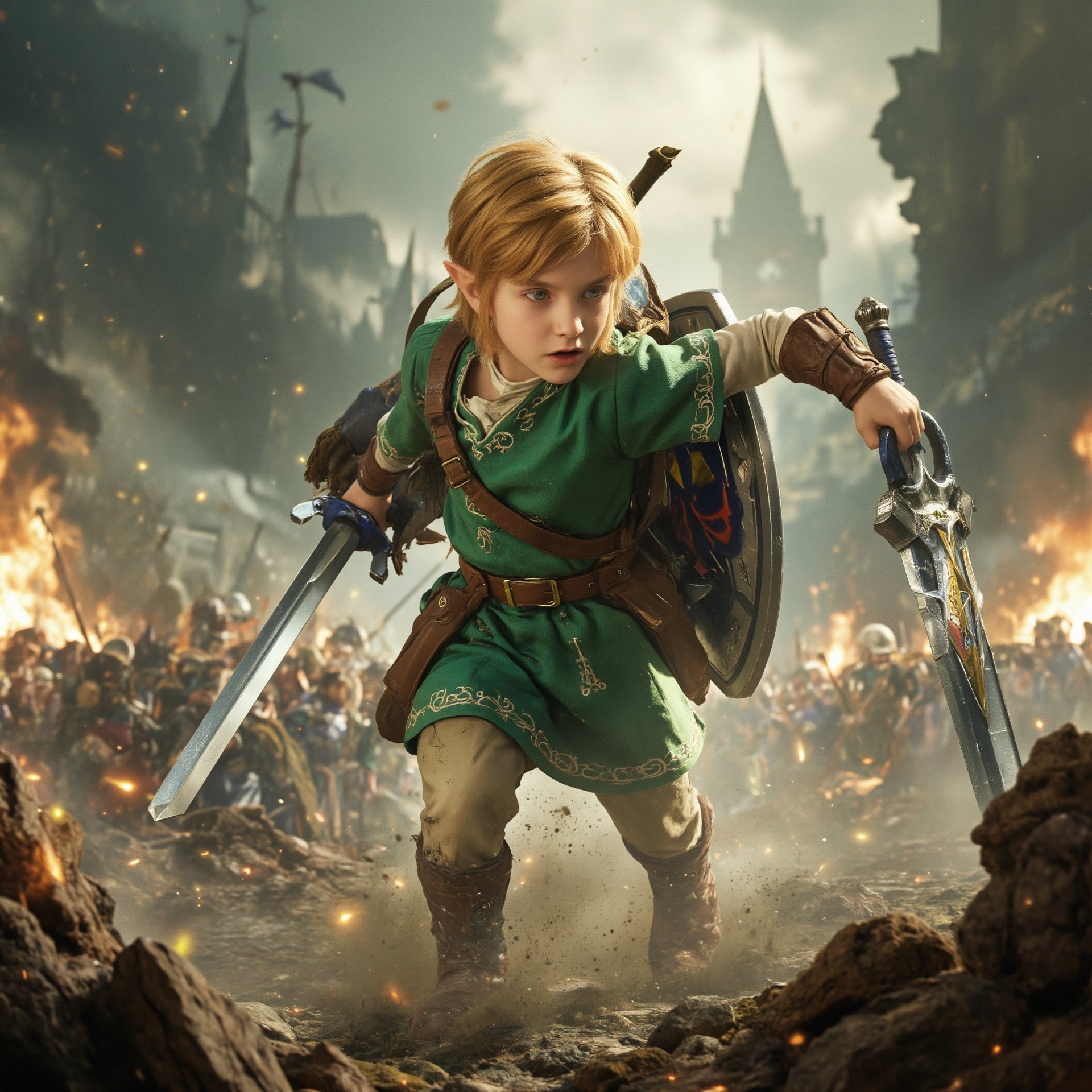 Link from The Legend of Zelda | image created by able | Tensor.Art