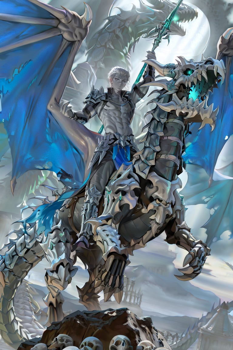 Undead Dragon Knight | image created by 天蛇 | Tensor.Art