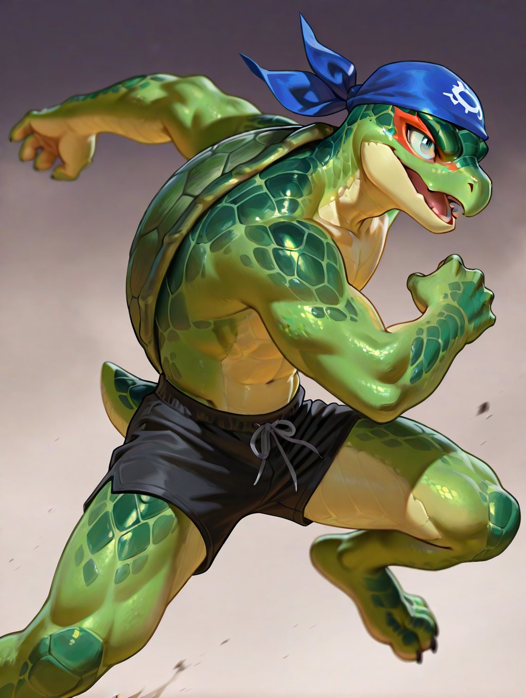 1boy, slider turtle anthro, ye | image created by OtterLynx | Tensor.Art