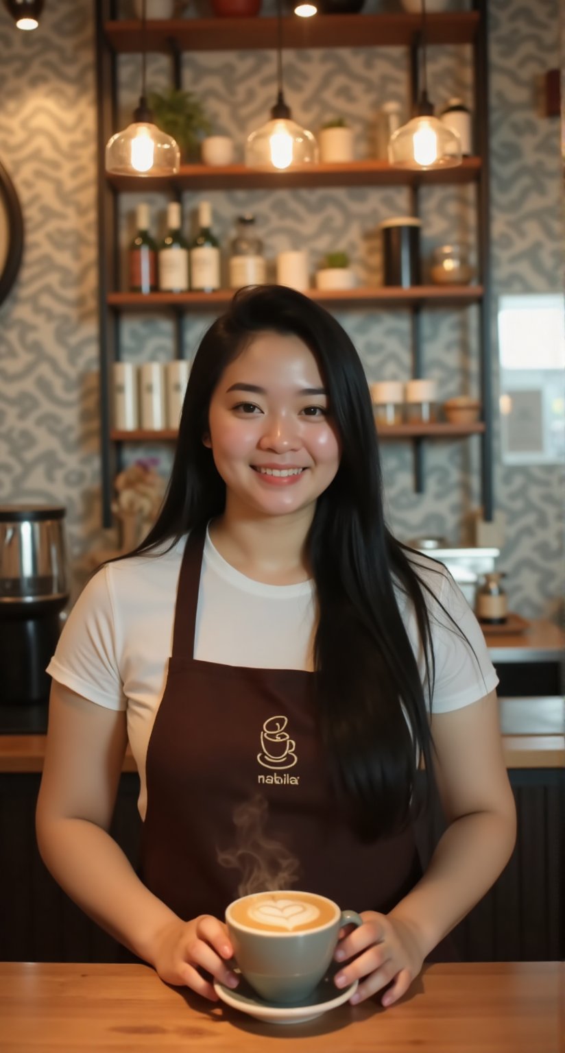 A barista in a coffee shop beh | image created by Kreator Copy Paste ...