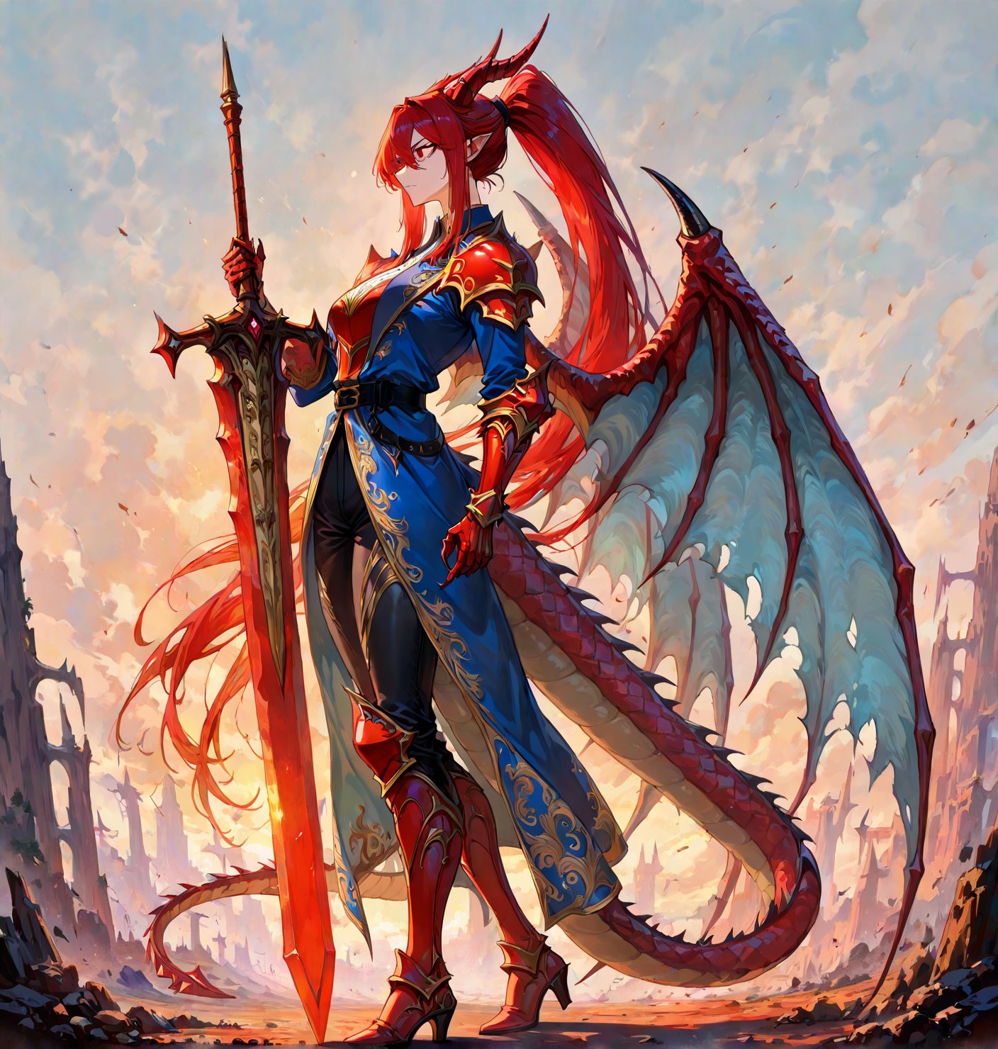dragonute my chara | image created by Erial_Bolas | Tensor.Art