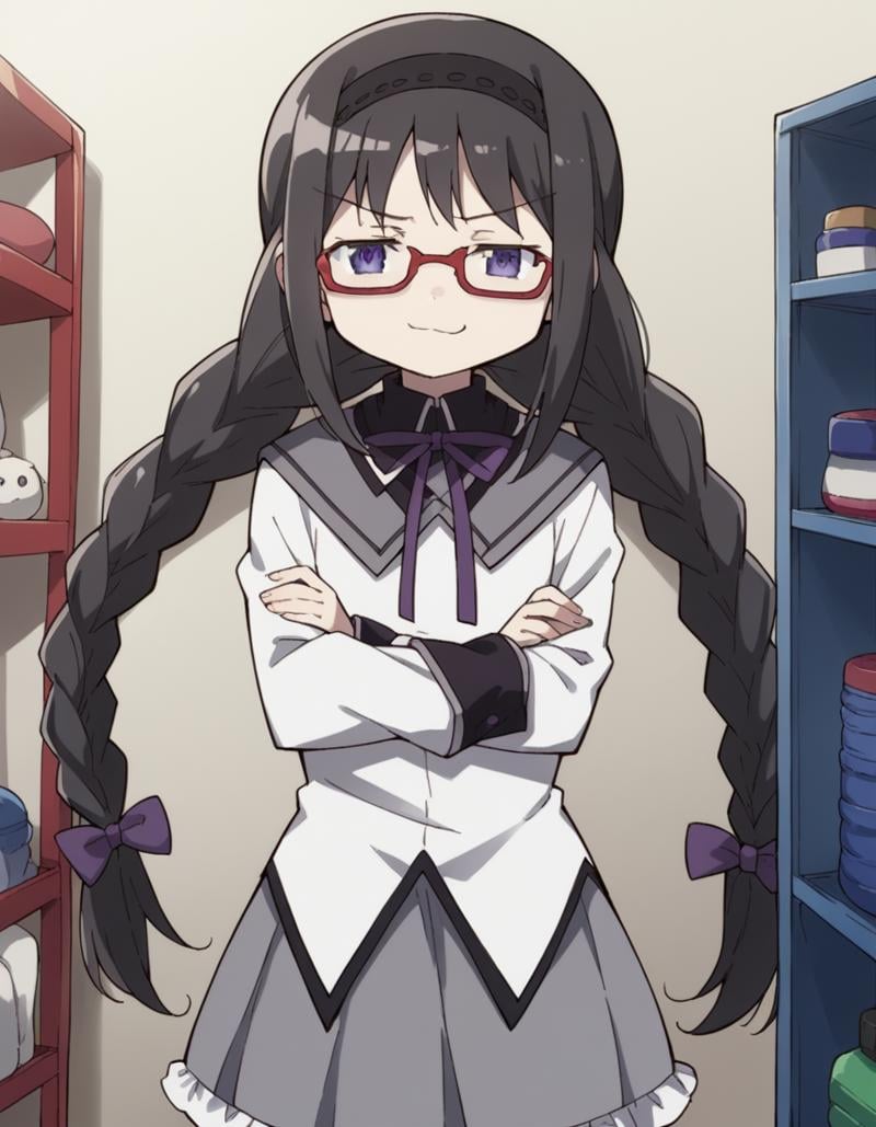 Homura Akemi 暁美 ほむら (Mahou Shoujo Madoka★Magica) - 1.0 | image created ...