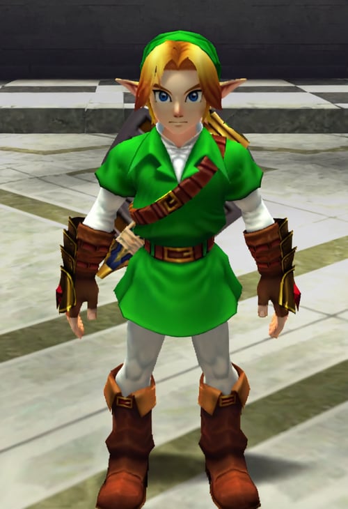 Ocarina of Time Adult Link - 3D Render | TensorHub Art | TensorHub Art