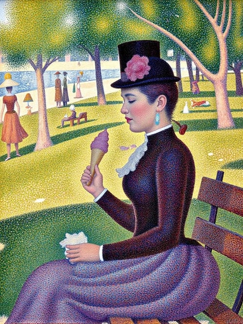 George Seurat 1 1024CapD6Cos5 2025-01-20... | Tensor.Art | Tensor.Art