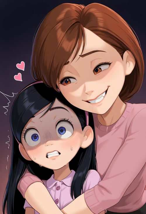 Helen Parr and Violet Parr (The Incredibles... | Tensor.Art | Tensor.Art