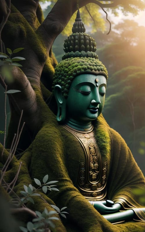 東方佛像 Oriental Buddha Statue Scenery - V1 | Tensor.Art