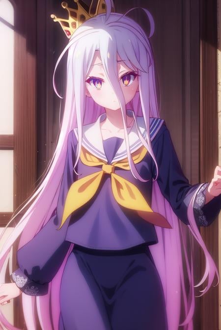 Shiro (白) - No Game No Life (ノーゲーム・ノーライフ) - anime s1 | Tensor.Art