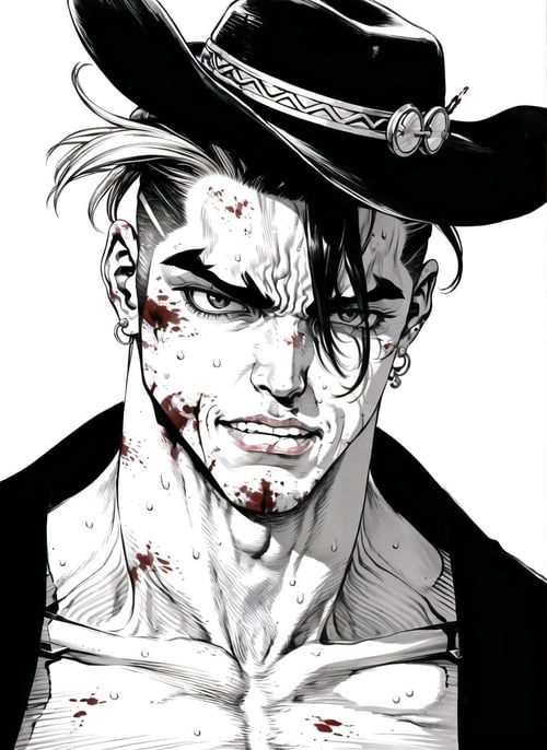Boichi Manga (Sun Ken Rock / Dr. Stone / Doujins) Style LoRA - offset ...