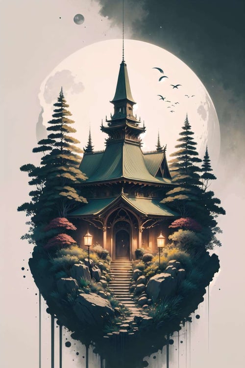 Elven Architecture | a Cabal Collab - v1.0 | Stable Diffusion LoRA ...
