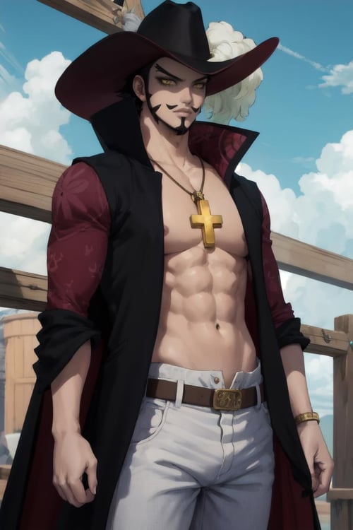 Dracule Mihawk | One Piece (anime character) | ownwaifu - v1.0 | Tensor.Art