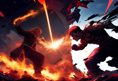 Fight scene - v1.0 | Stable Diffusion LoRA | Tensor.Art