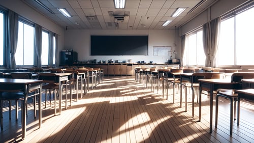 School Classroom【Background】- FutureEvoLab - v1.0 | Tensor.Art