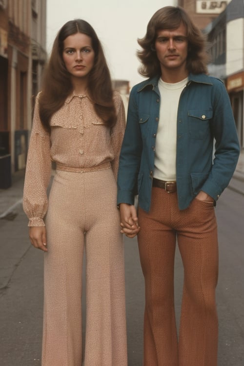 Vintage polaroid portrait - 70's | Tensor.Art