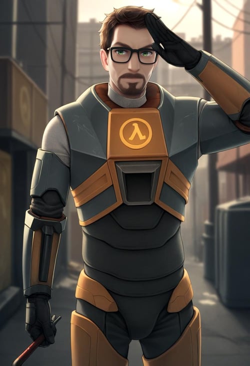 Gordon Freeman (Half-Life) SDXL LoRA [Pony] - gordon-hl-richy-v1_pdxl ...