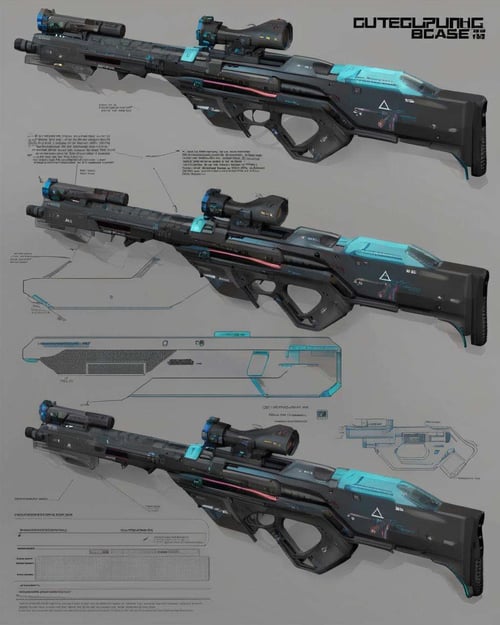 Cyber Rifle - SDXL v1.0 | Tensor.Art