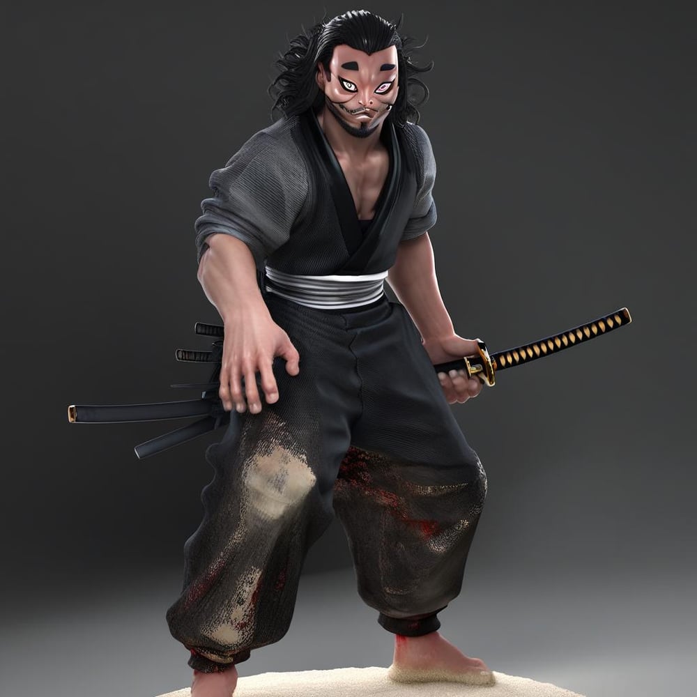 Miyamoto Musashi (Baki) - Miyamoto Musashi (Baki) | Tensor.Art