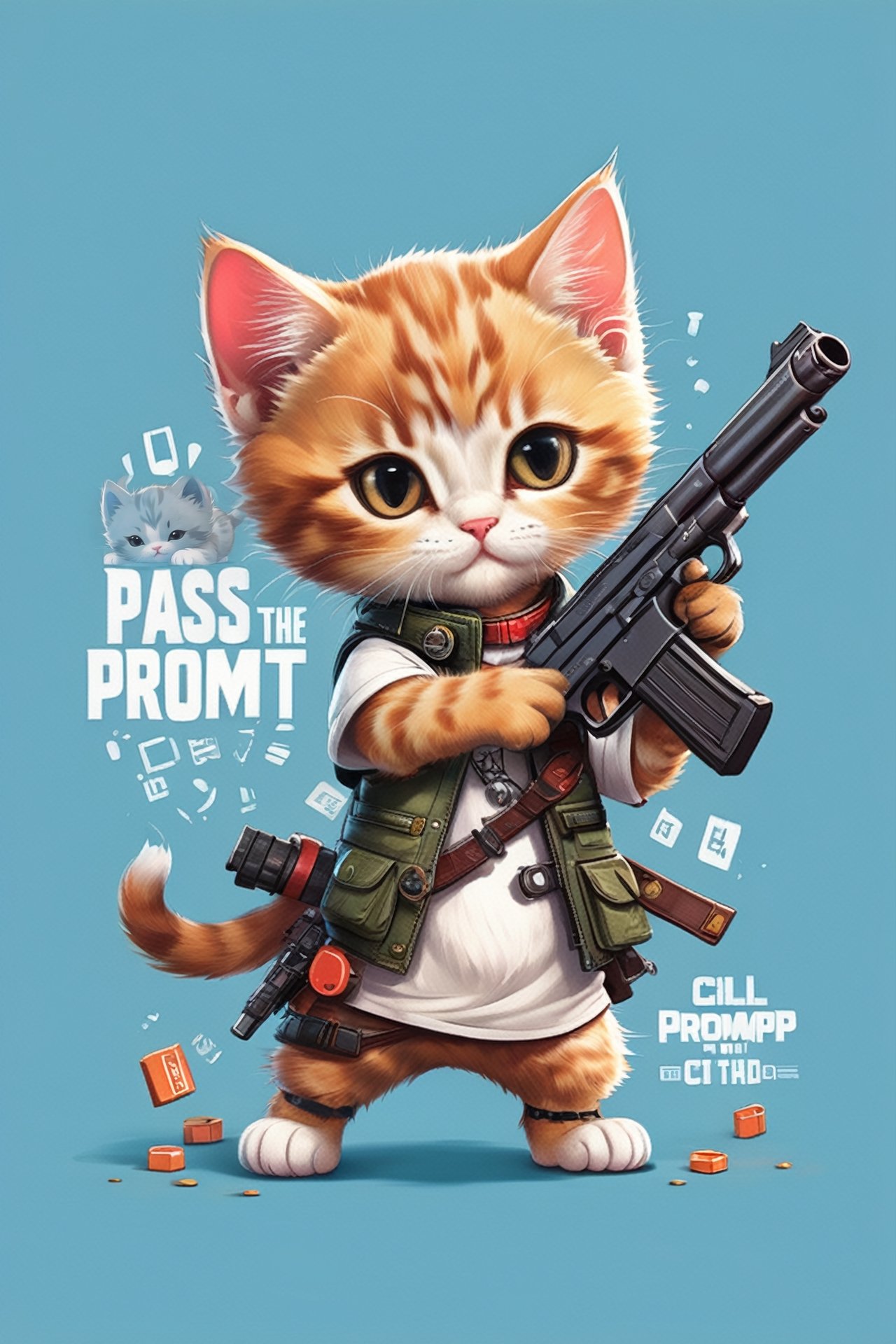 Kitten Pointing