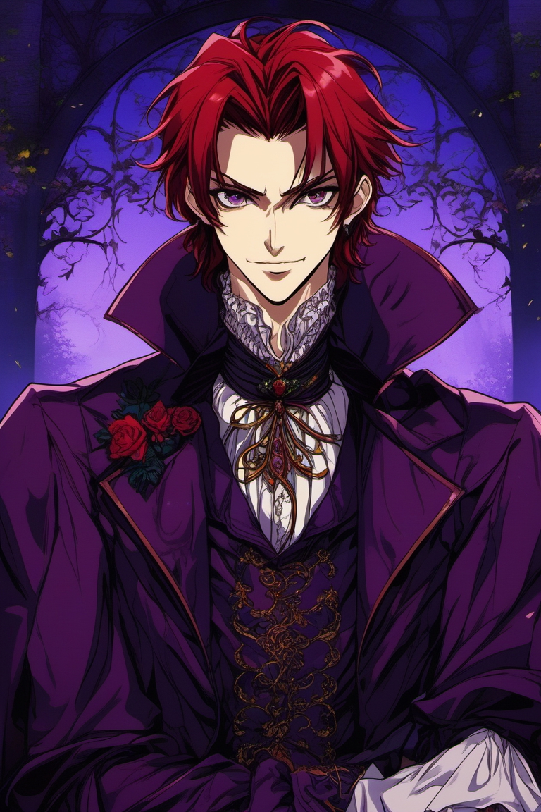 Gothic Vampire Anime Guys
