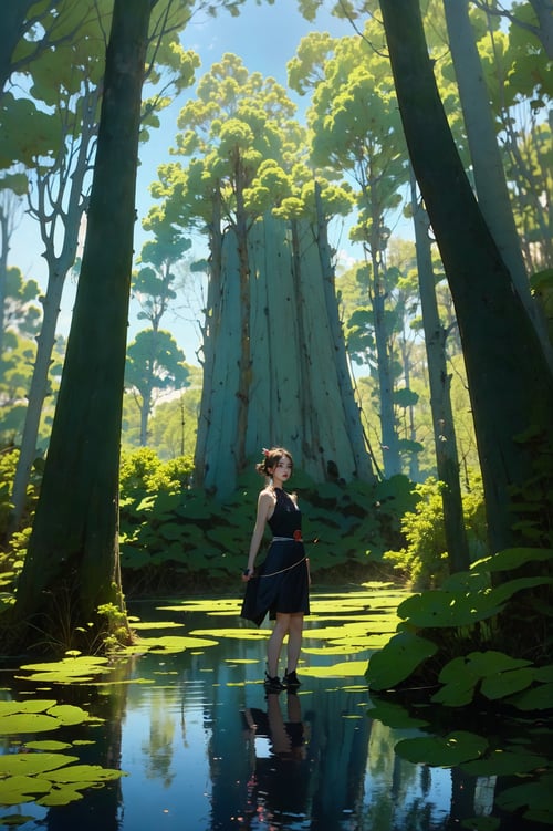 Swamp / Giant Tree Forest 绪儿-巨树森林背景 - XRYCJ - 1.0 | Tensor.Art