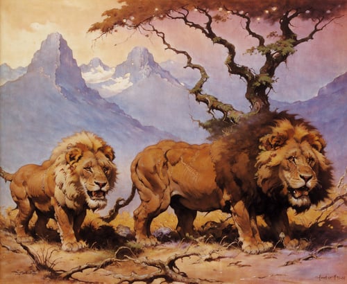 Frank Frazetta - v1 | Tensor.Art