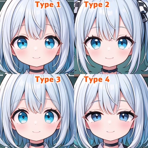 "Tareme(タレ目)" set (Eye collection special edition) - Type 2 | Tensor.Art