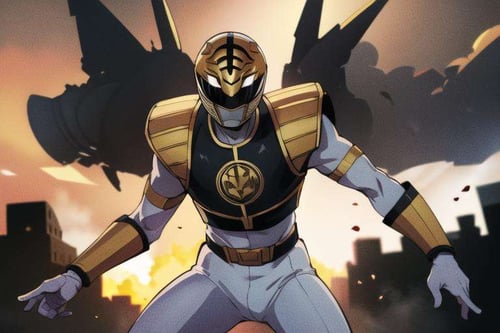 White Ranger (Mighty Morphing Power Rangers) - v1.0 | Tensor.Art