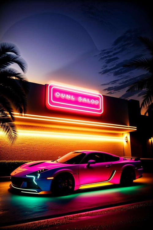 Miami Vice Style - v1.0 | Tensor.Art
