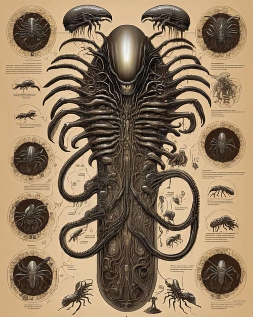 Xenomorph Book - SDXL | Tensor.Art