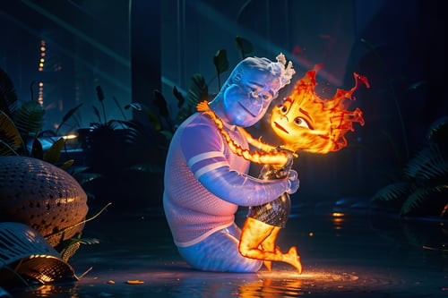 Elemental Character | Wade And Ember| Sub Folder - v1 | Tensor.Art