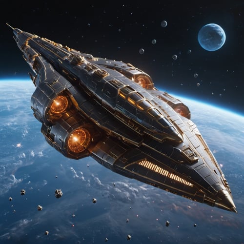 Sci-Fi Spaceships by Pixel - XL | Tensor.Art