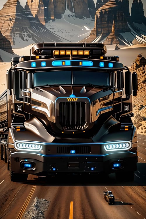 Futuristic Truck Generator Concept - v1.0 | Tensor.Art