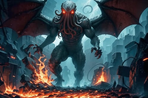 The Great Cthulhu - Character LoRA - V1.0 | Tensor.Art