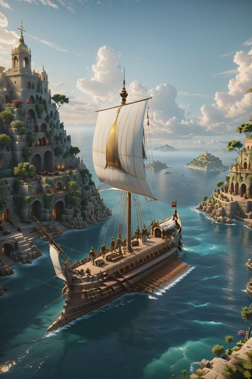 Fantasy Roman Ships By Pixel - v2 | Tensor.Art