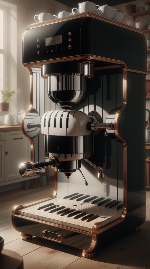 Piano Style - Ebony & Ivory Aesthetic - PianoStyle | Tensor.Art